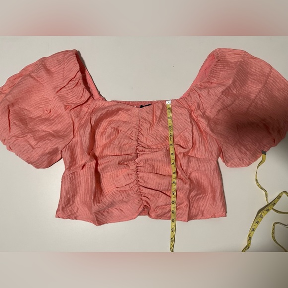 Versona | Tops | Nwt Versona Making Wishes Top Pink Size Xxl Puffed ...